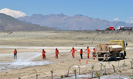 Comprueban innovación que evita levantamiento de polvo en relaves ...